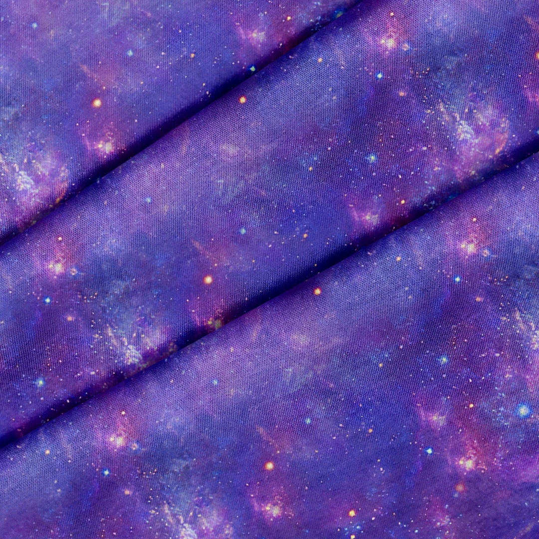 Galaxy Stars Theme Fabric, Premium Quality Fabric - for Quilting, DIY ...