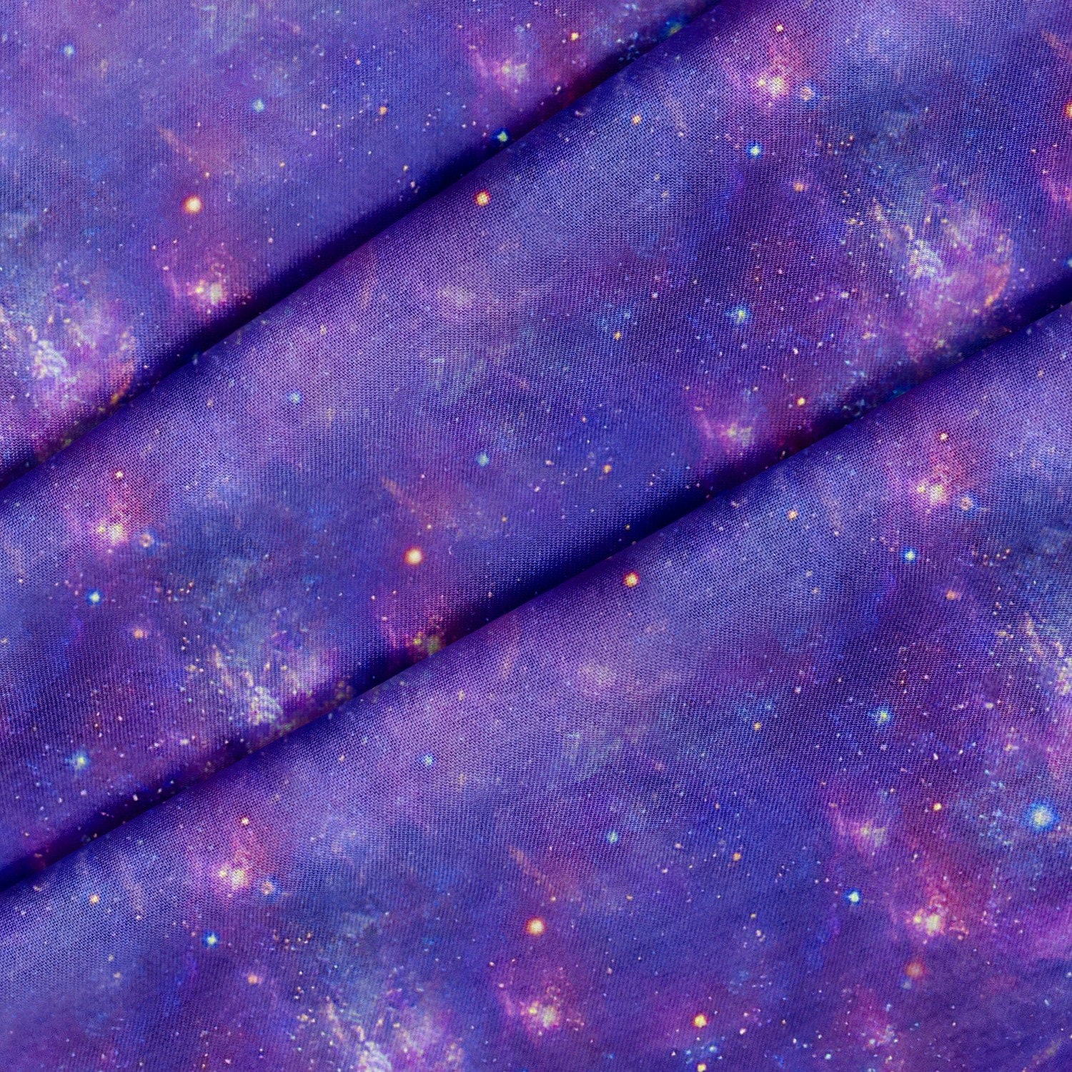 Galaxy Stars Theme Fabric, Premium Quality Fabric - for Quilting, DIY ...