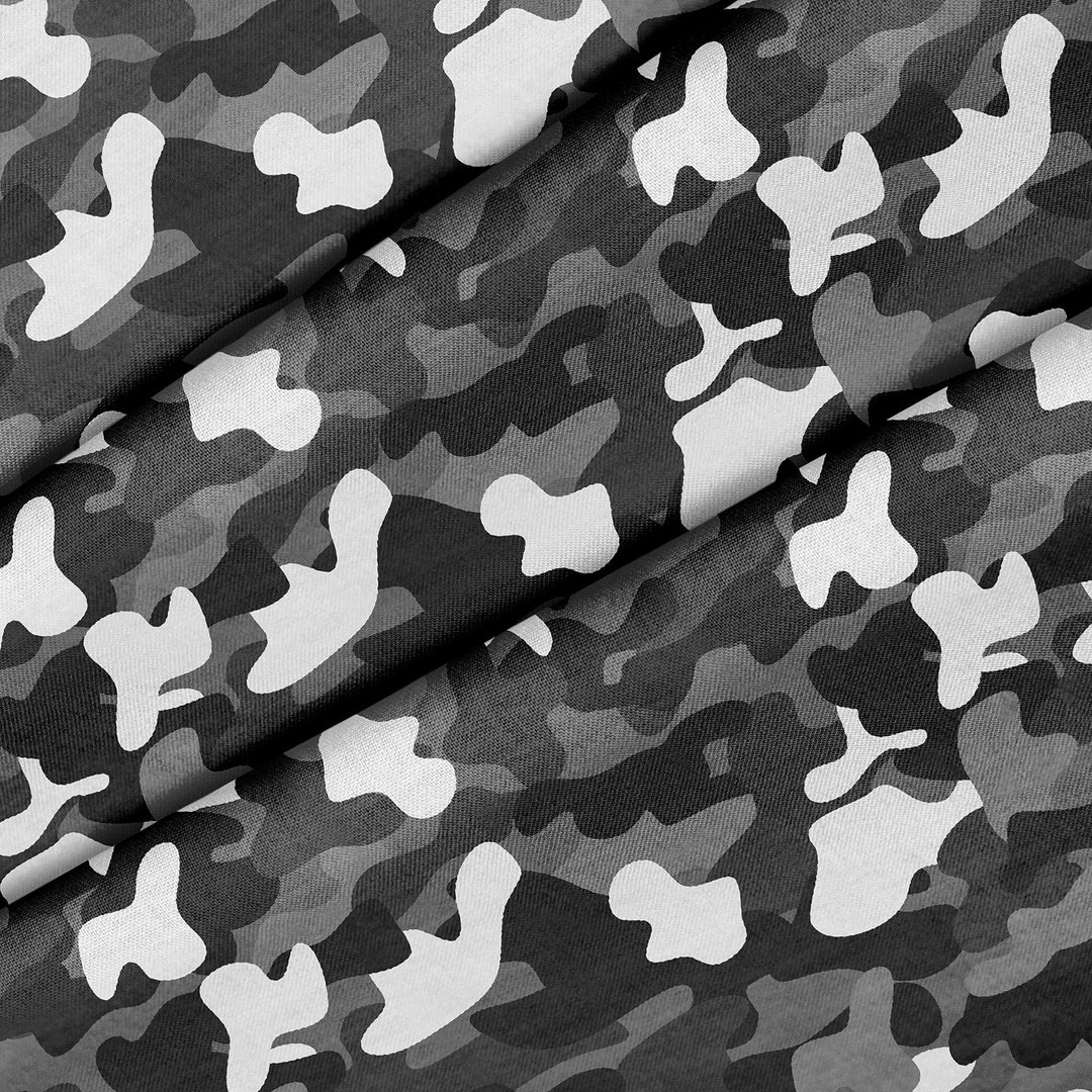 Camouflage Pattern Theme Fabric, Premium Quality Fabric - for Quilting ...