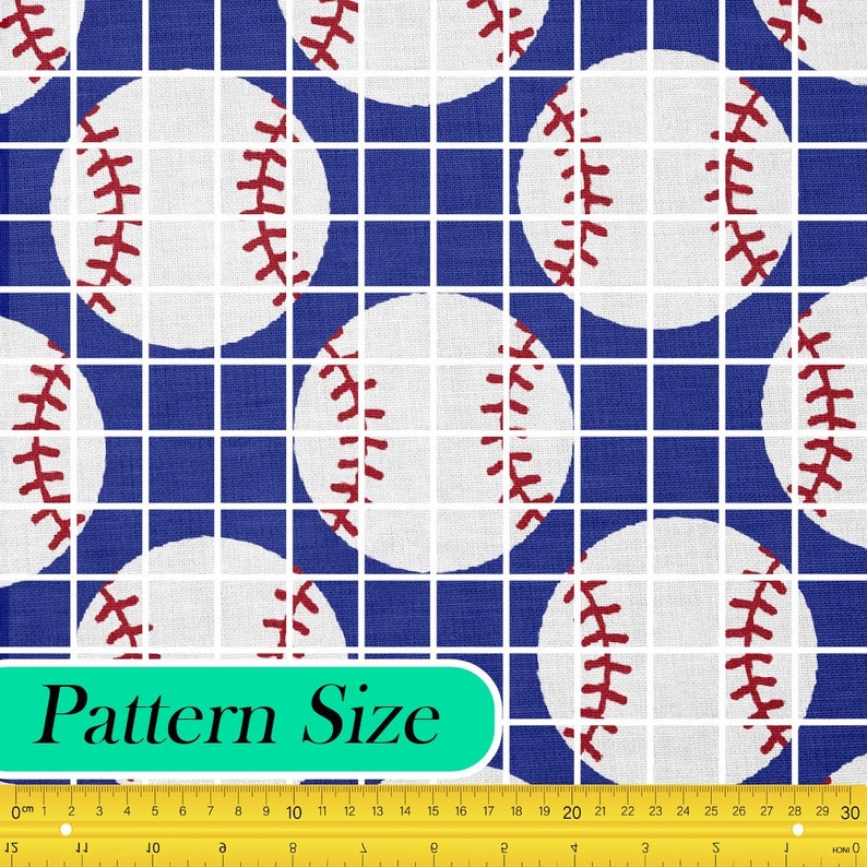 Baseball Theme Fabric, Premium Quality Fabric - for Quilting, DIY ...
