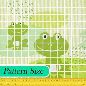 Cute Frogs Theme Fabric, Premium Quality Fabric - for Quilting, DIY ...