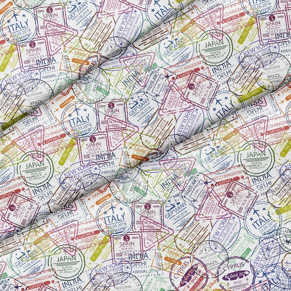 Travel Fabric - Etsy