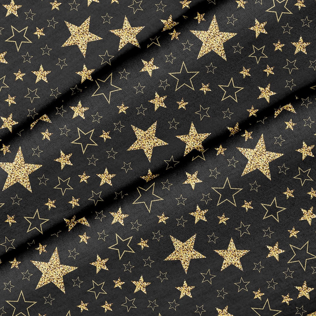 Beautiful Stars Theme Fabric, Premium Quality Fabric - for Quilting ...