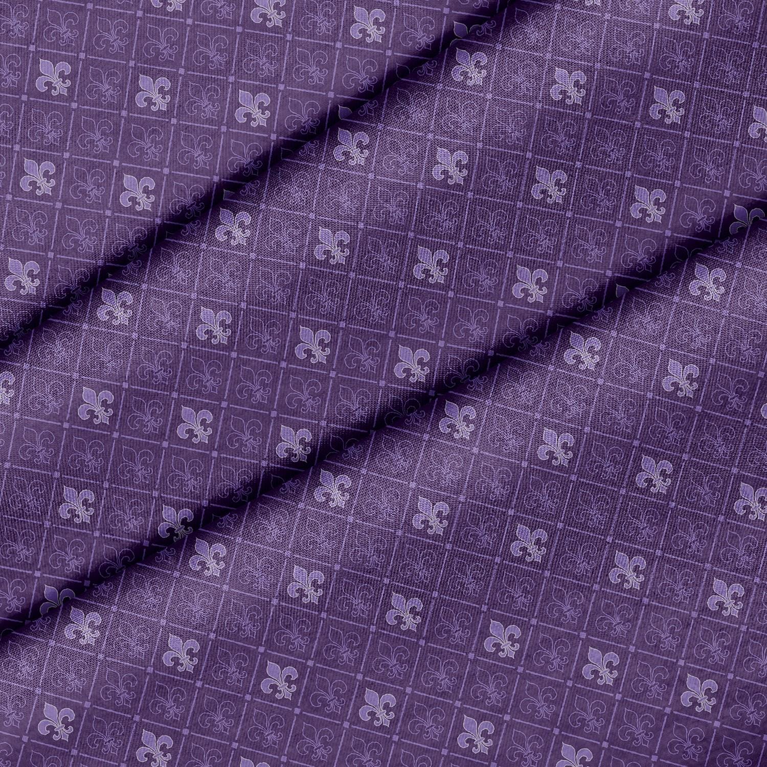 Fleur De Lis Design Theme Fabric, Premium Quality Fabric for Quilting ...