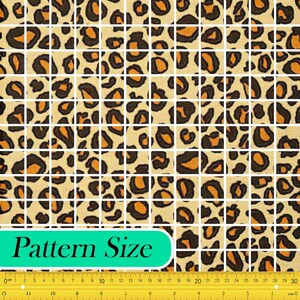 Cheetah Pattern Theme Fabric, Premium Quality Fabric for Quilting, DIY ...