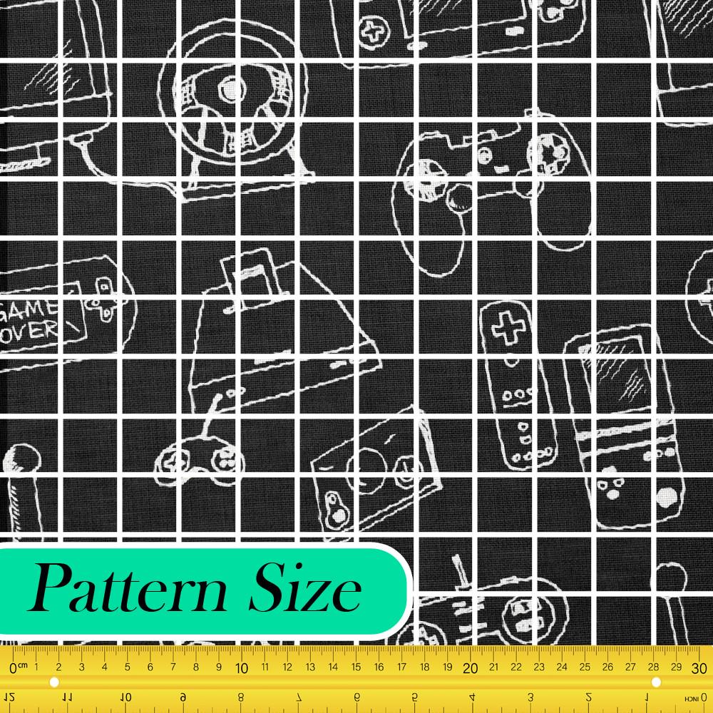 Video Game Console Theme Fabric, Premium Quality Fabric - for Quilting ...