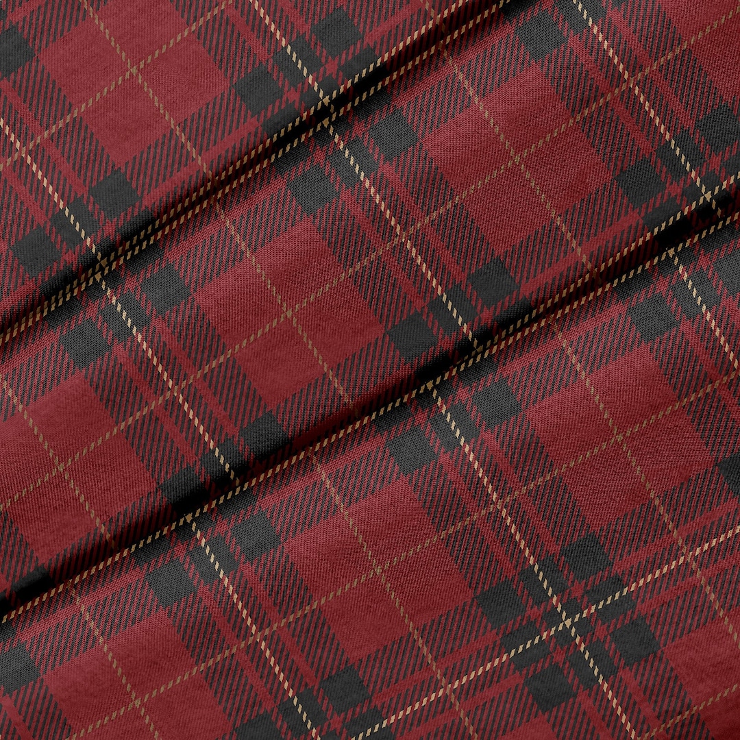 Scottish Plaid Pattern Fabric, Premium Quality Fabric - for Quilting ...
