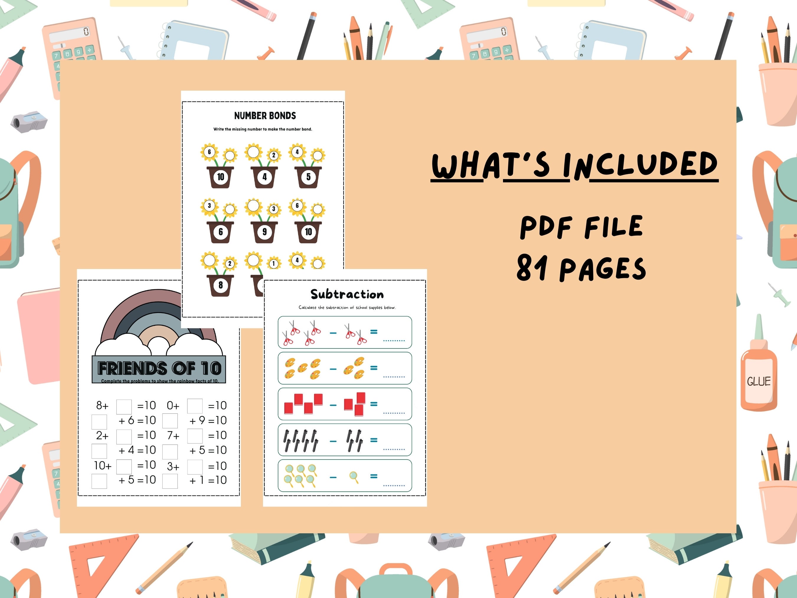 Let's Count and Color Engaging Prek Math Workbook for Ages 3-5 Fun ...