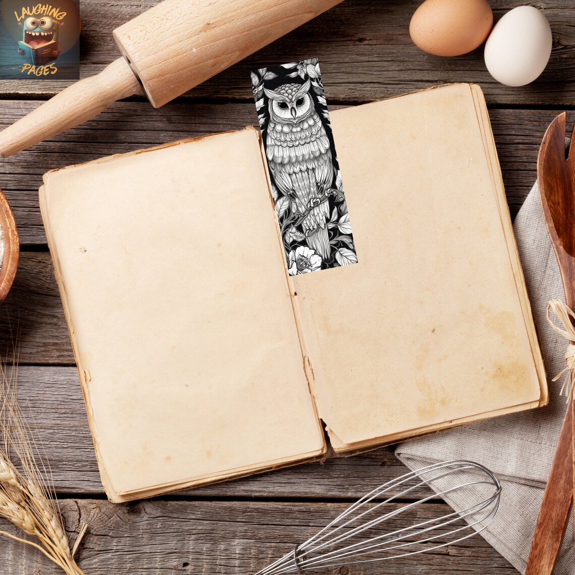 Coloring Page Owl, Ed 5 Set of 4: Printable Bookmarks, Coloring Page ...