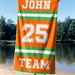 Personalized Sport Beach Towel, Custom Team Beach Towel, Custom Sport ...