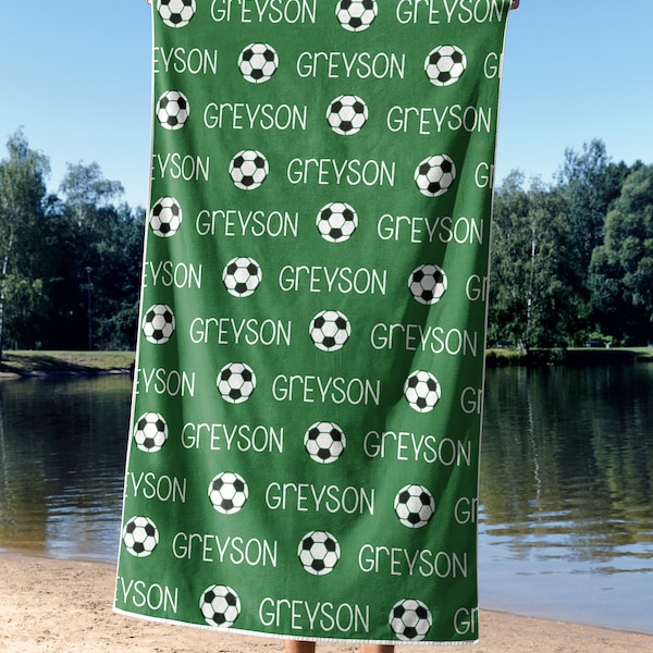 Personalized Football Towel - Etsy