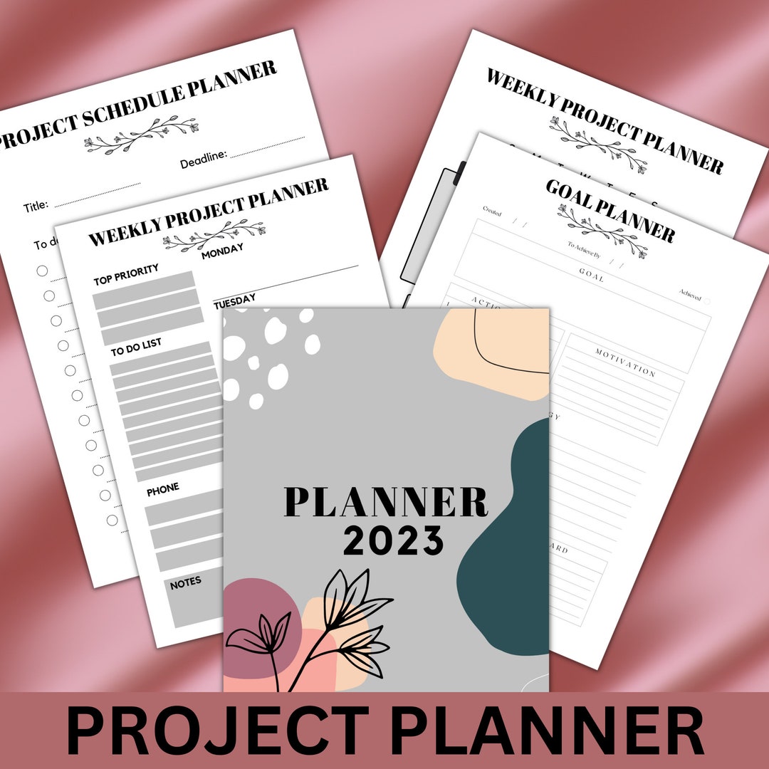 Digital Product | Digital Planner | Digital Project Planner | Printable ...