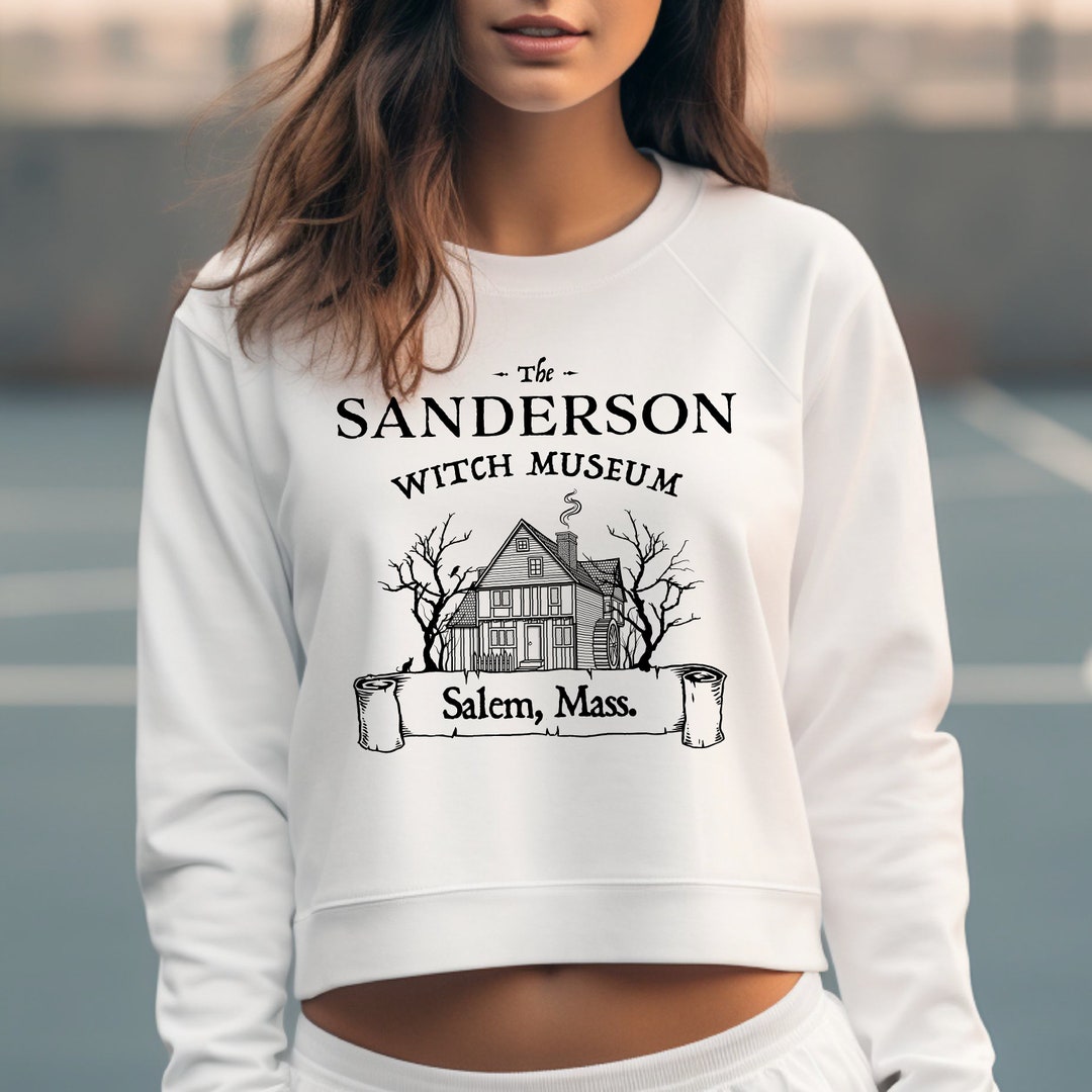 Sanderson Witch Museum Cropped Fleece Pullover, Sanderson Sisters ...