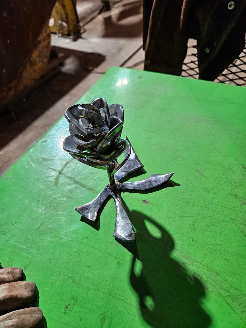Steel Rose With Washers - Etsy