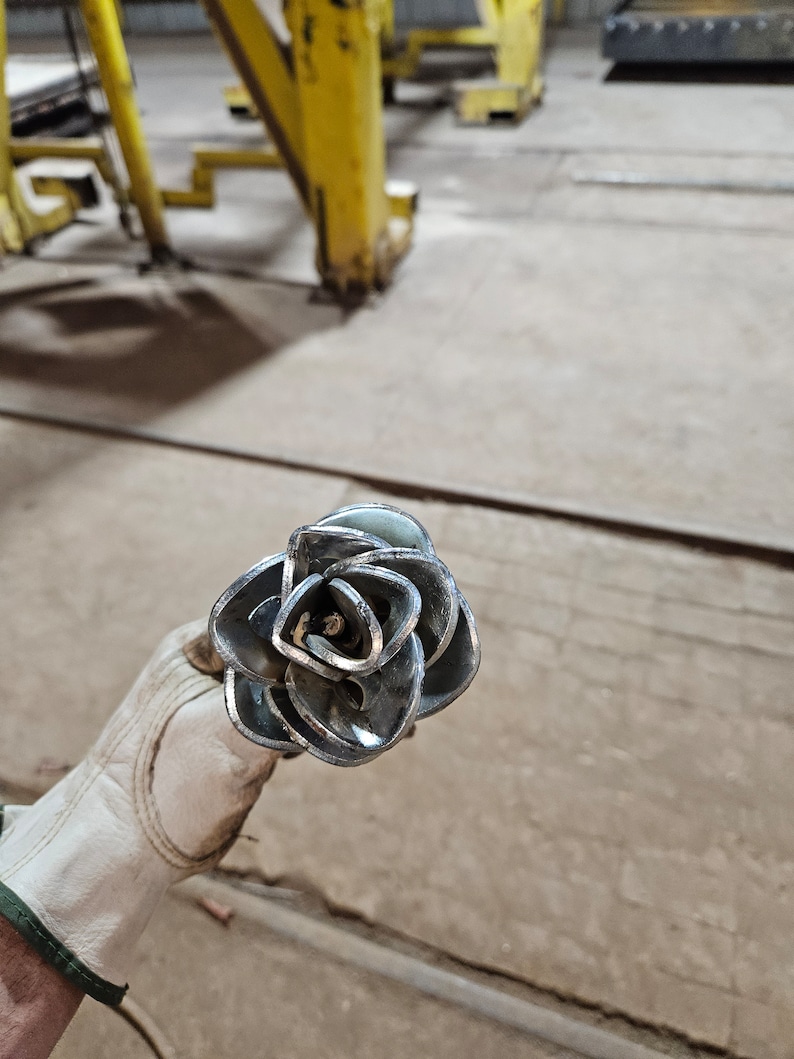 Steel Rose With Washers - Etsy