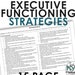 Executive Functioning Cheat Sheet Interventions School Psychology ...