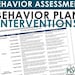 FBA BIP Antecedent Consequences by Function School Psych Behavior ...