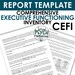 CEFI Report Template School Psychology Special Education Assessment ...