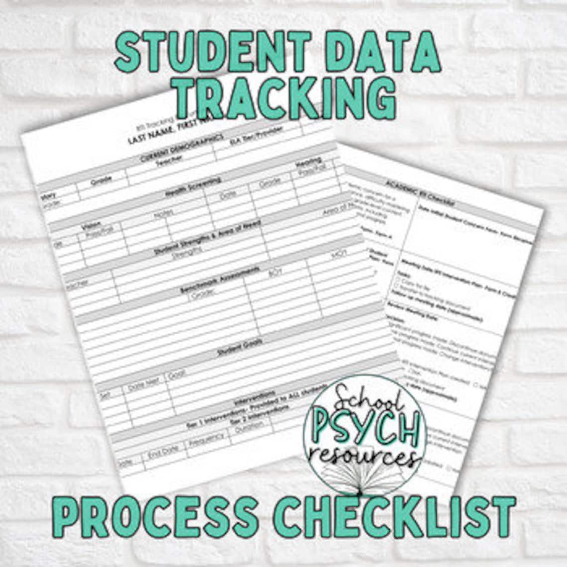 COMPLETE RTI MTSS Process Template & Forms Documentation Editable ...
