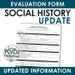 School Psychologist Social History Update Form Re-evaluation Parent ...