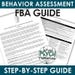 FBA Functional Behavior Assessment Steps Guide School Psychology Special Ed, Special Education ...