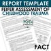 FACT Report Template School Psychology Special Education Assessment ...