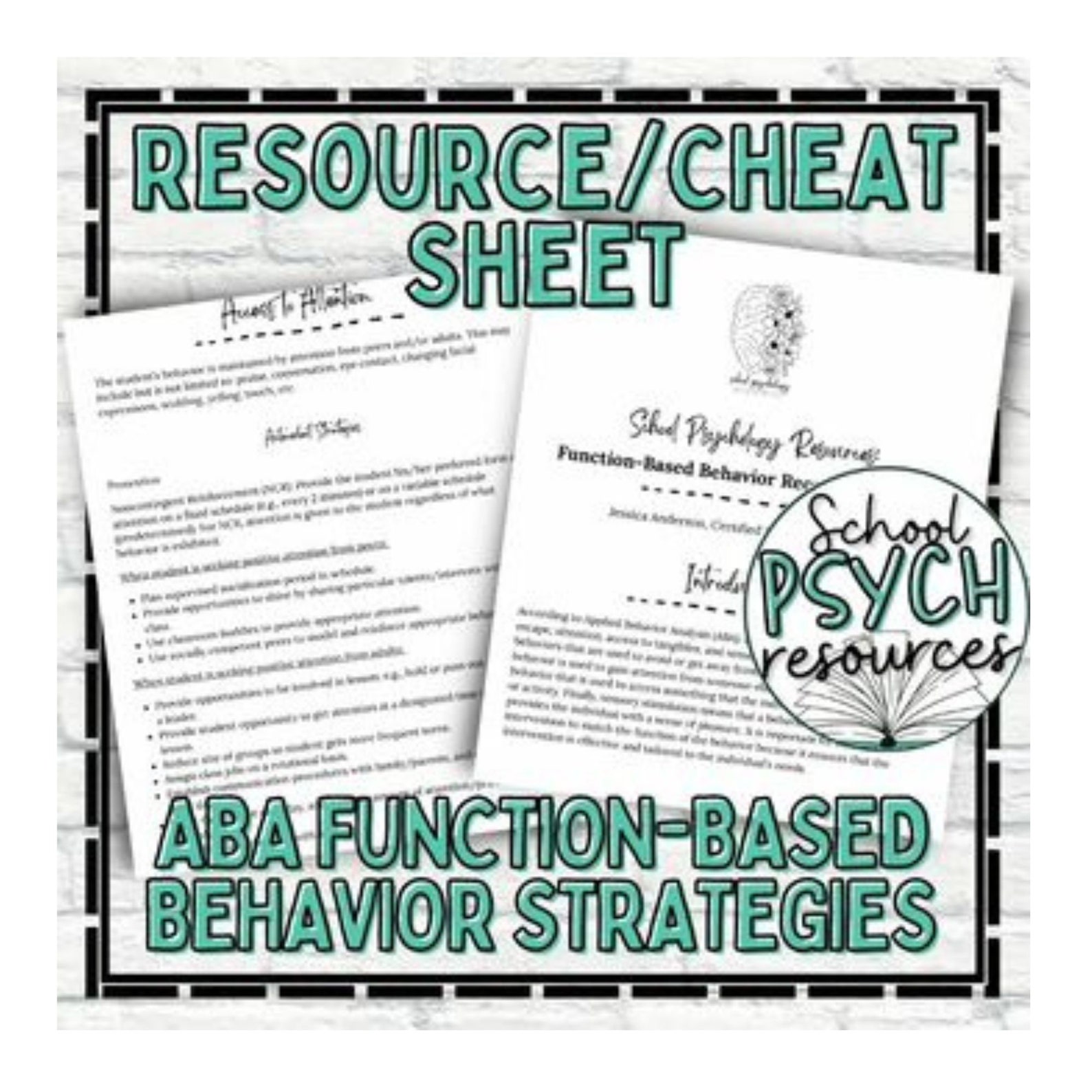 Digital Resource Cheat Sheet Function Based Behavior Recommendations ...