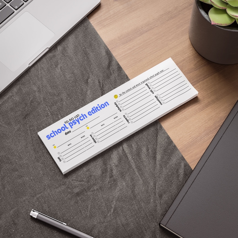 School Psych Resources Daily to Do Post-it® Note Pads School ...