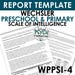 WPPSIIV Report Template School Psychology Special Education Assessment ...