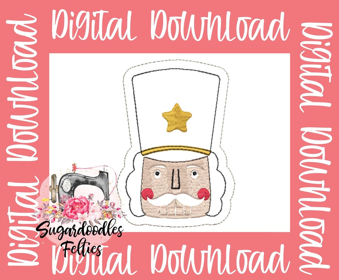 Nutcracker Toy Solider Feltie File-christmas Feltie Files-winter Feltie ...