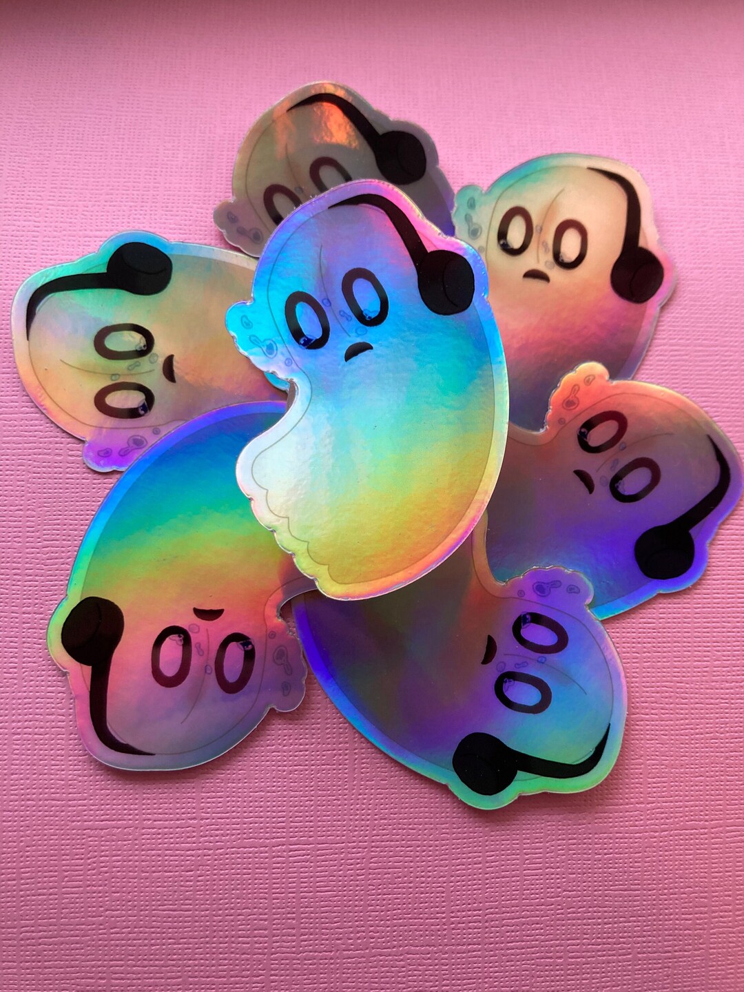 Napstablook Undertale Holographic Sticker, Video Games, Laptop Sticker ...