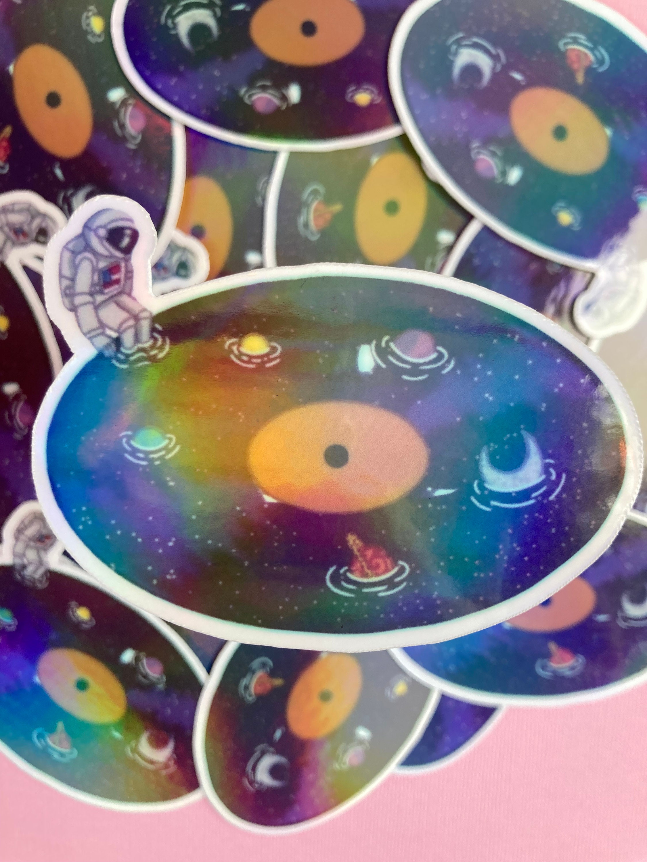 Space Vinyl Record Planets Astronaut Music Galaxy - Etsy