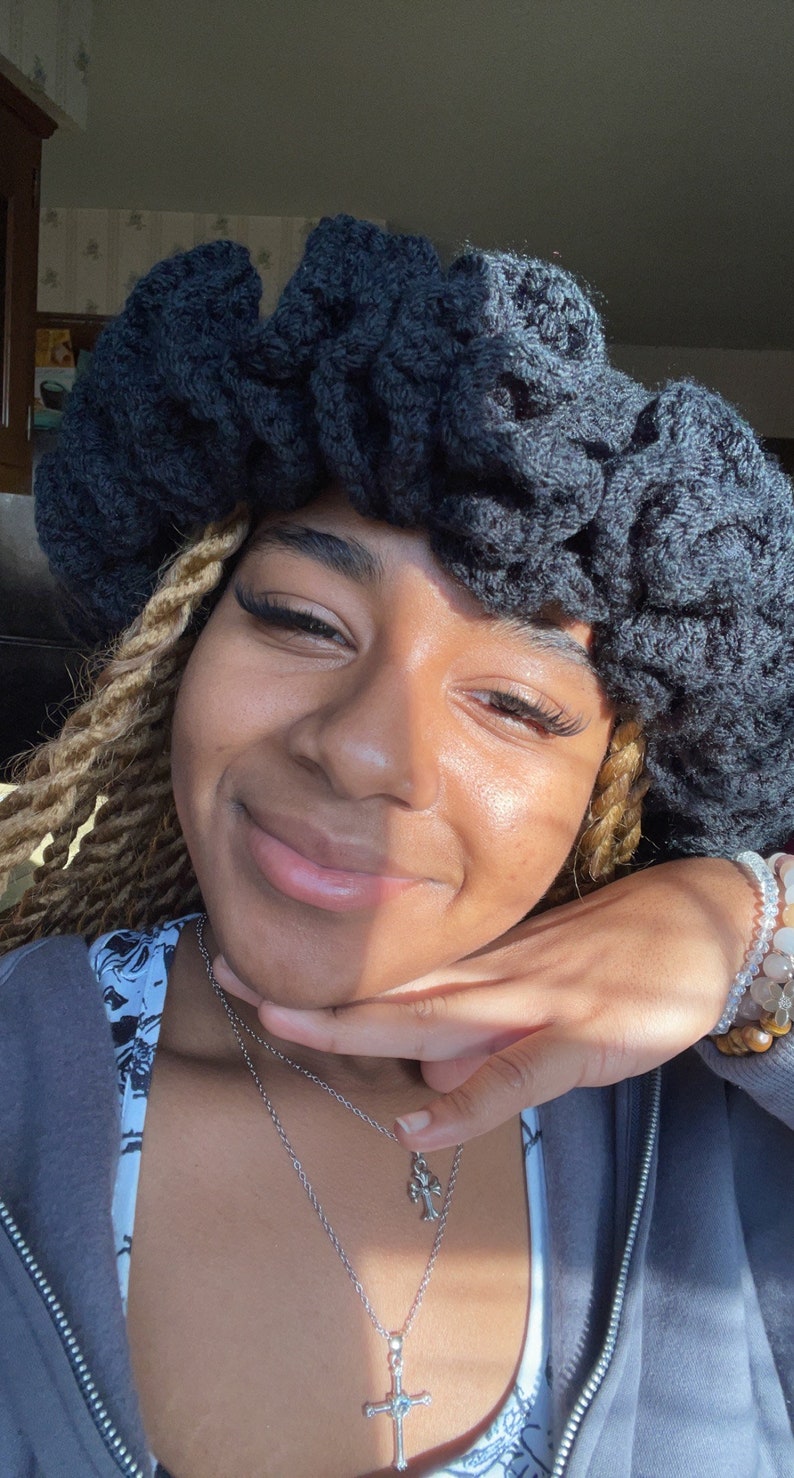 Handmade Hat With Crochet, Frilly Hat, Ruffle Hat, Cat Hat, Cat Ear Hat ...