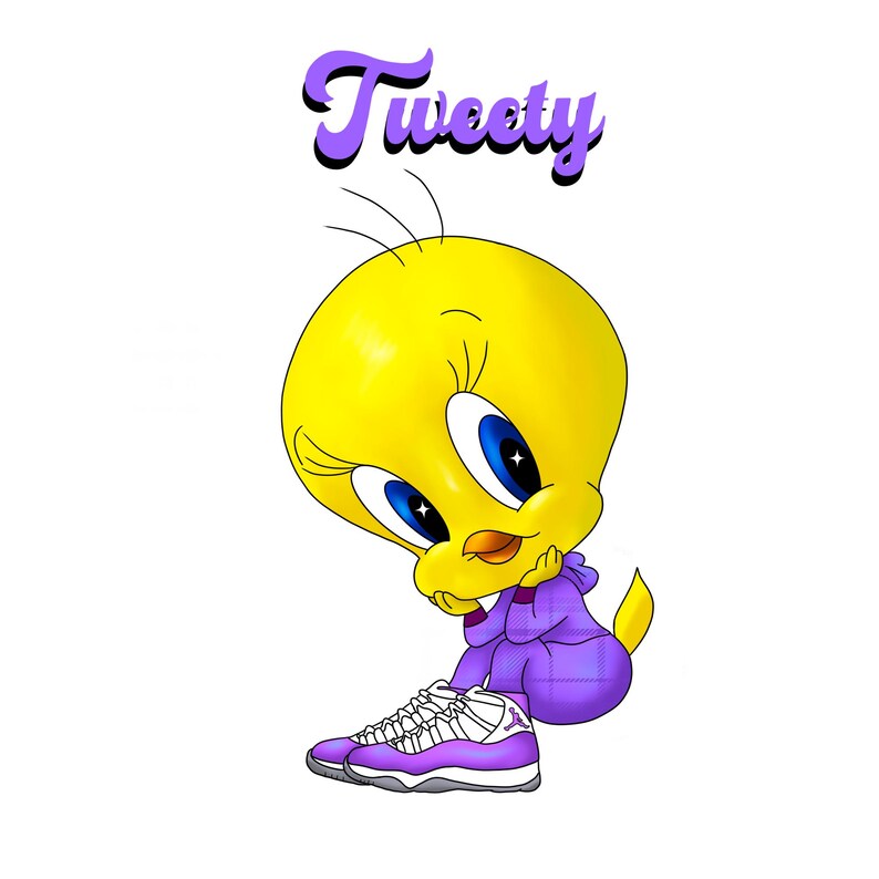 Purple Tweety Bird - Etsy
