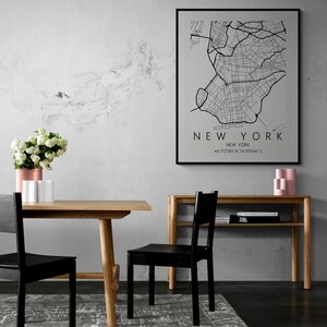 Custom Location Map | Personalized Gifts | Any City Map | Hometown Map ...