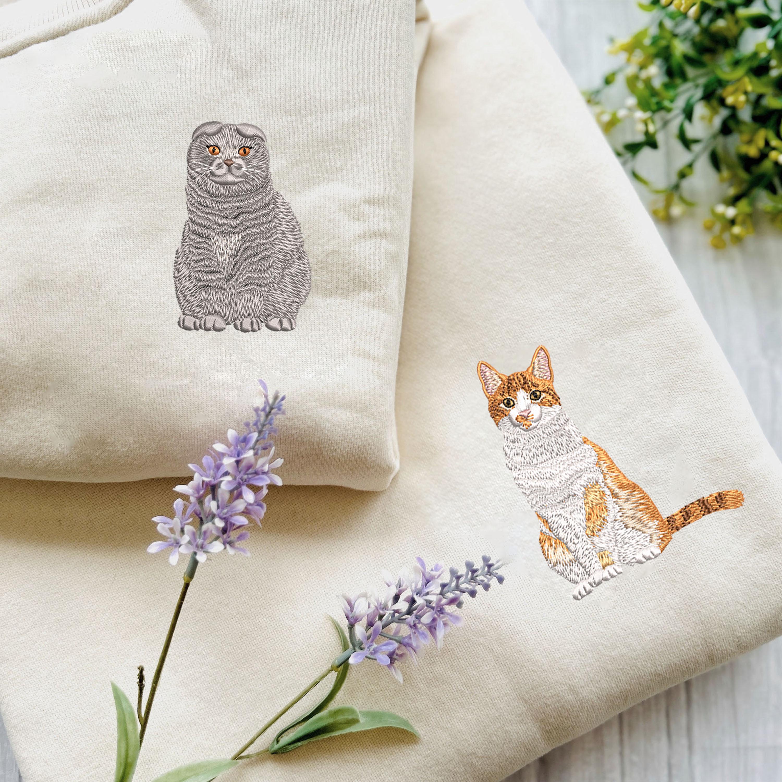 44 Cat Breeds Embroidery Designs: Custom Cat Mom Gift (digital File) - Etsy