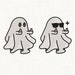 Ghost Middle Finger Embroidery Halloweencute Ghost Halloween - Etsy