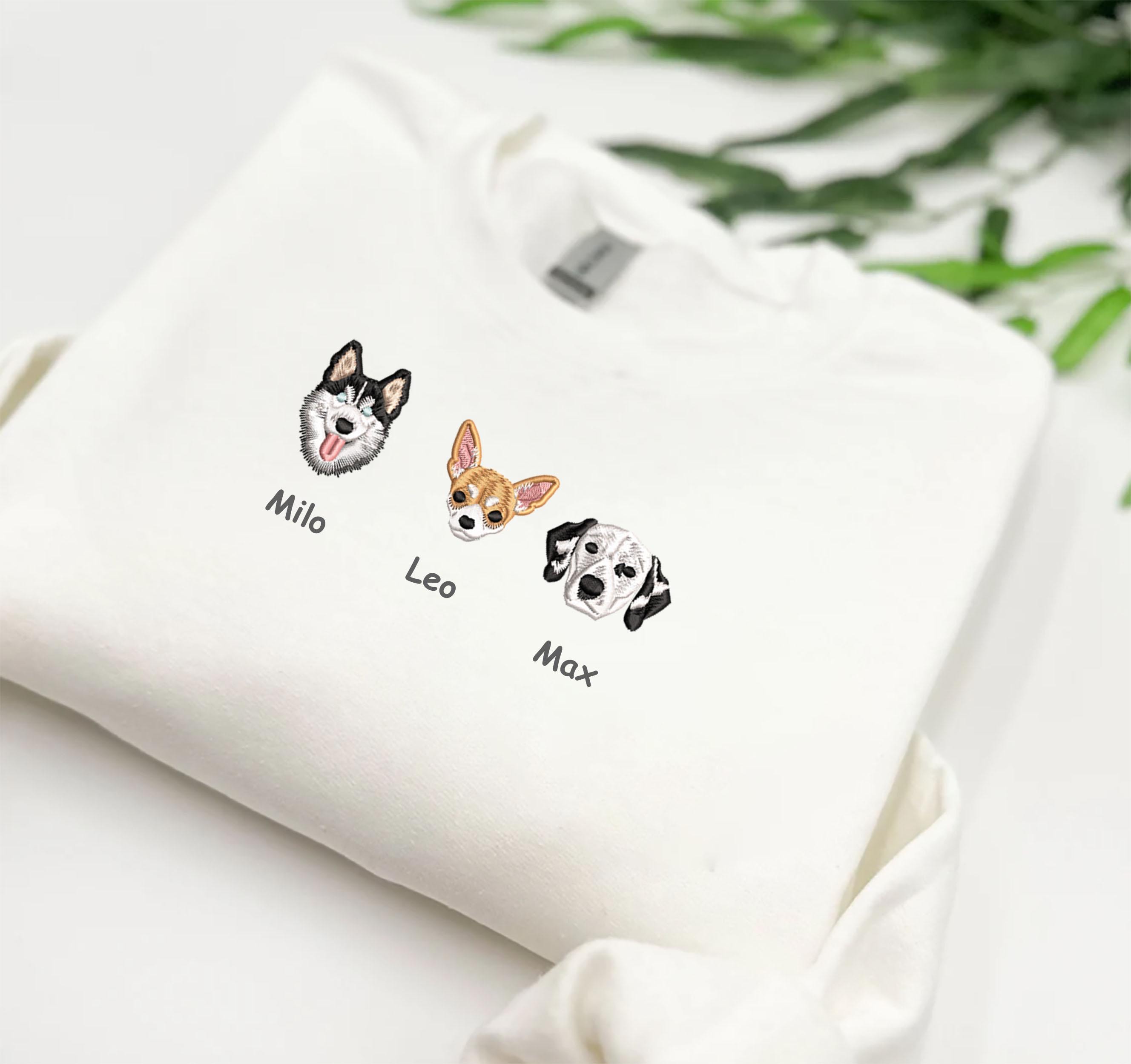 Custom Dog Breed Face Embroidery Design (digital Download) - Etsy