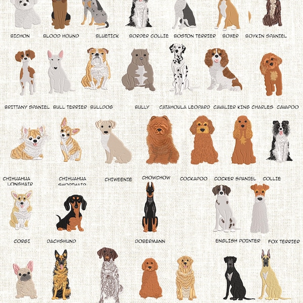 Dog Crewel Embroidery - Etsy
