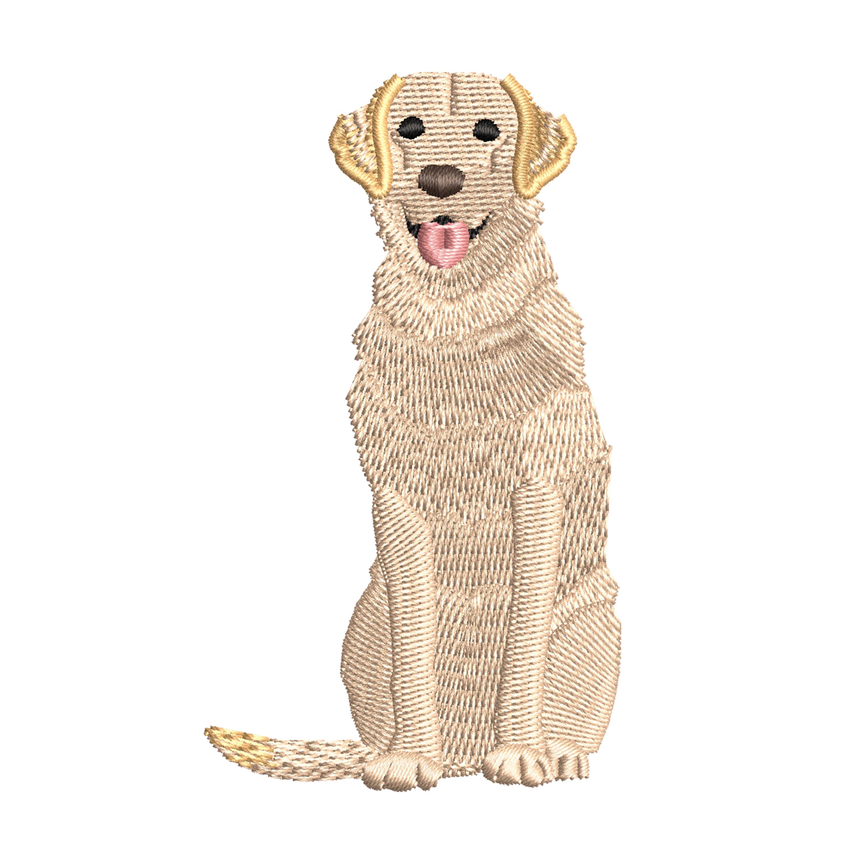 Labrador Embroidery Design: Dog Machine Embroidery (digital File) - Etsy
