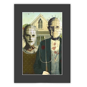 American Pinheads Horror Art Print - Etsy