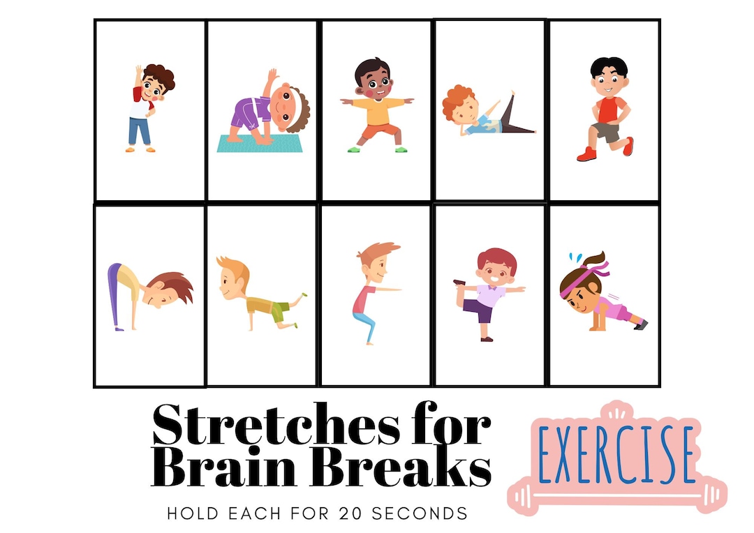 Stretches and Exercise Cut-out - Physical Education Poster. This Poster ...