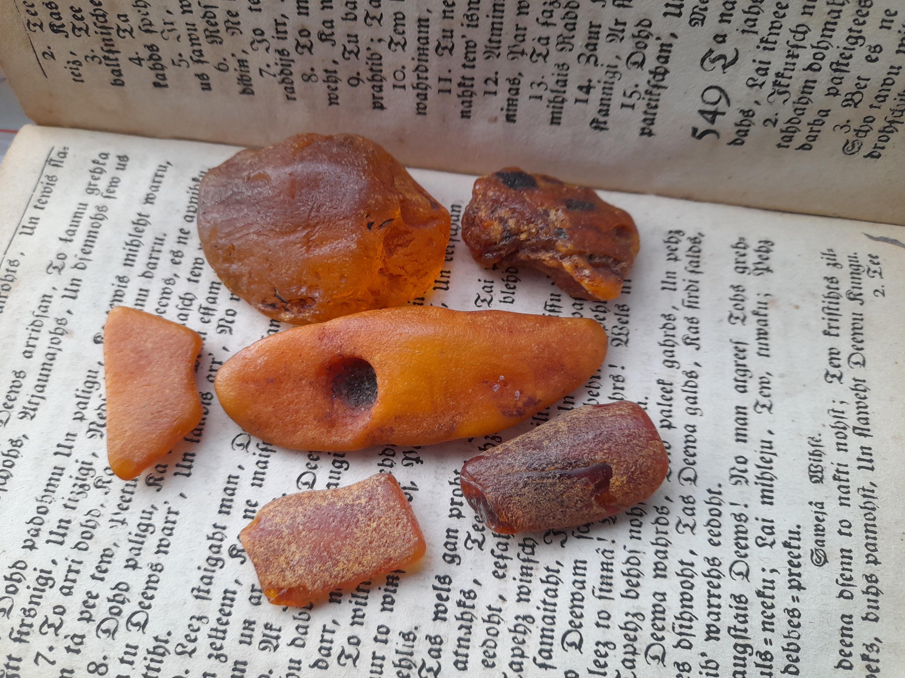 Amber Raw Baltic Gemstones Found on the Coast , Genuine and Natural ...