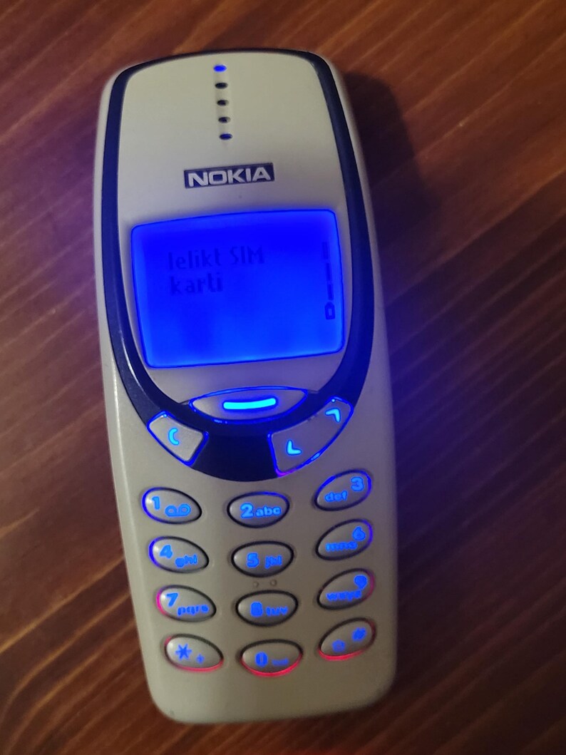Nokia 3310 , Extremely Rare Personalized Cell Phone With Blue Colour ...