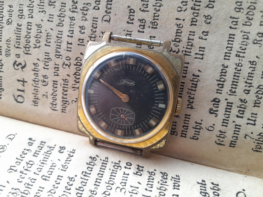 Vintage Pobeda Gold Plated Wristwatch, USSR Mechanical Watch, 1970s - Etsy