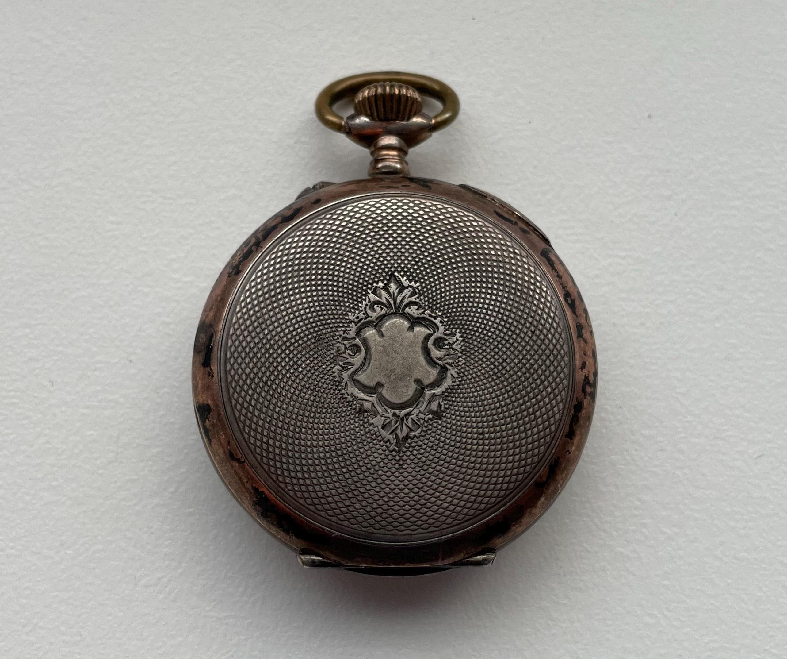 Early 1900s Pocket Watch. Remontoir Brand Silver Case. Original ...