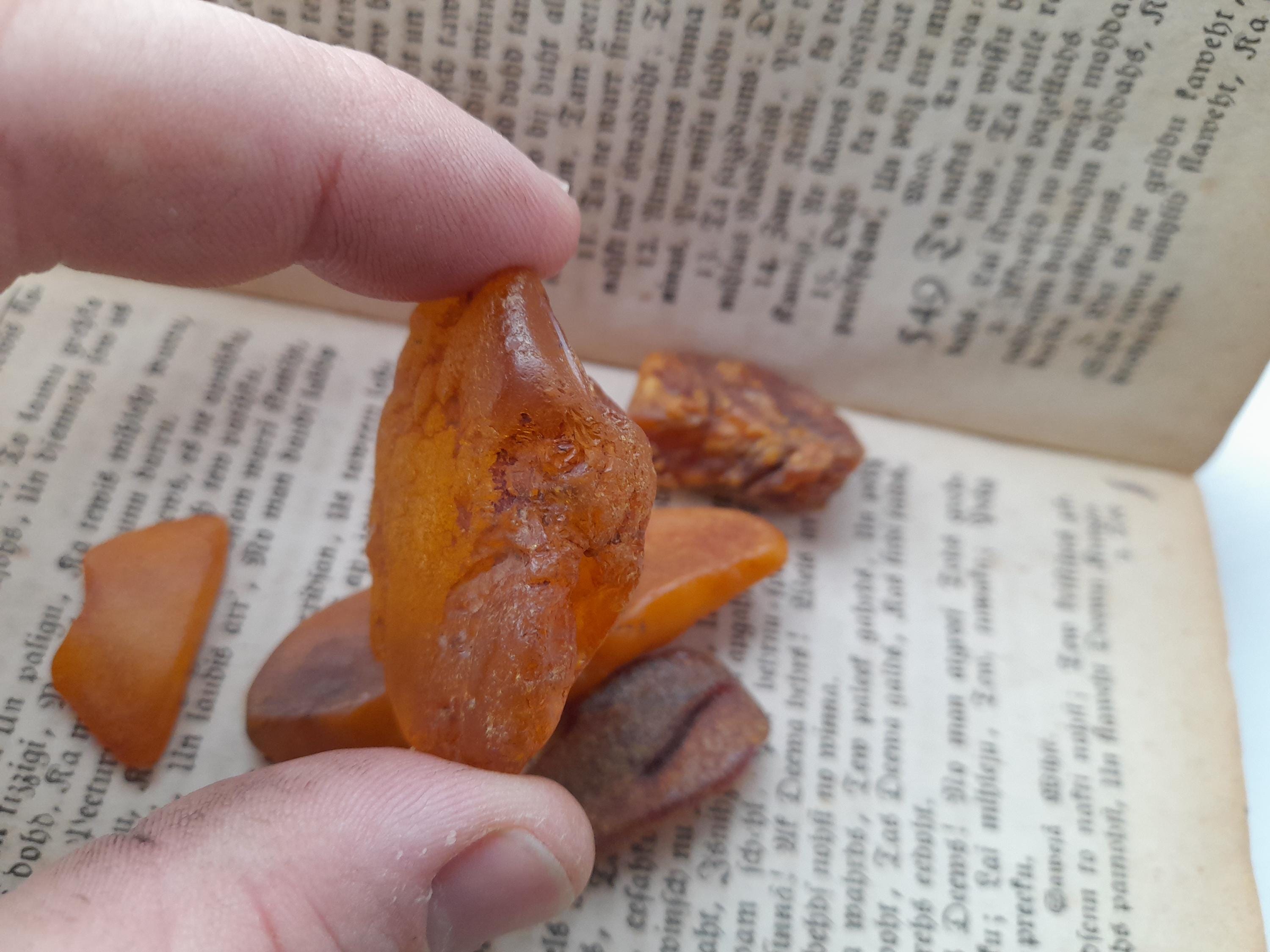 Amber Raw Baltic Gemstones Found on the Coast , Genuine and Natural ...