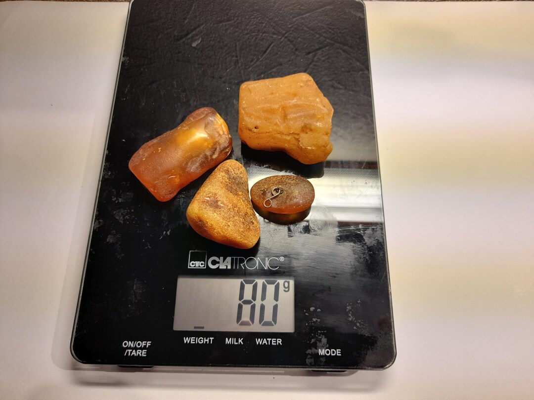 Raw Amber Gemstones , Untreated Stones, Rough Amber Pieces, Weiss ...