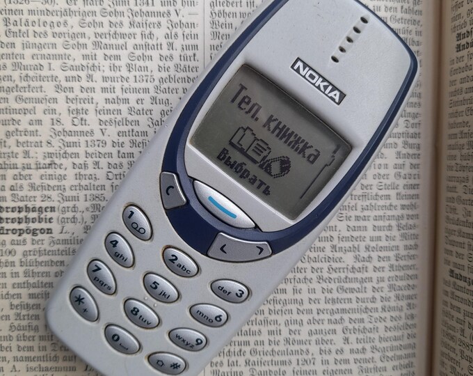 Nokia 3330 , Vintage Cell Phone , 100% Original , Light Grey Colour ...