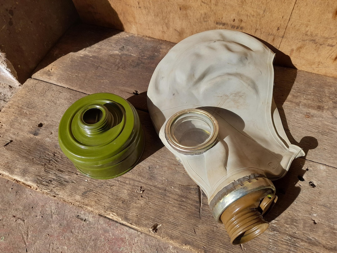Army Gas Mask . Military Cold War Gas Musk With Filter. Stalker ...